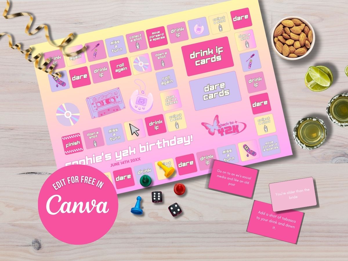 Y2K Party Planning Ideas and inspiration - Gin and Gemini