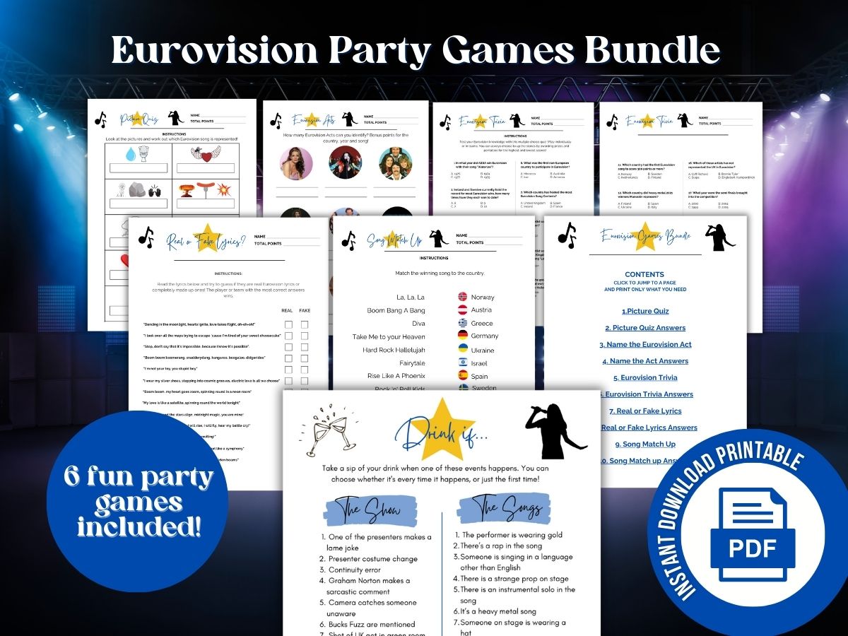 How to Plan a Eurovision-Themed Party - Gin and Gemini